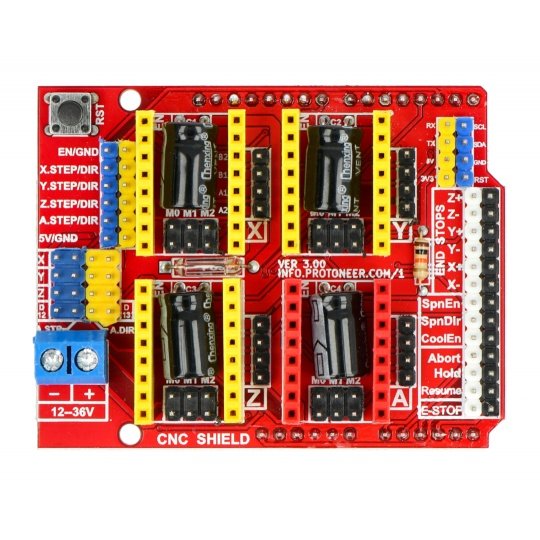 CNC Shield - ovladač 3D tiskárny - překrytí pro Botland - obchod s ...