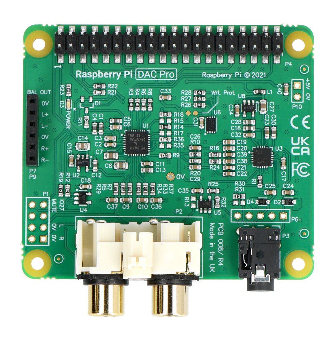 IQaudIO DAC Pro - zvuková karta pro Raspberry Botland - obchod s robotikou