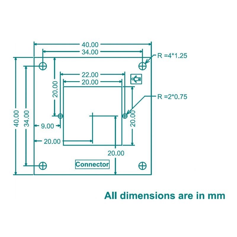 ArduCam OV7725 0.3MPx 60fps kamerový modul Botland - obchod s robotikou