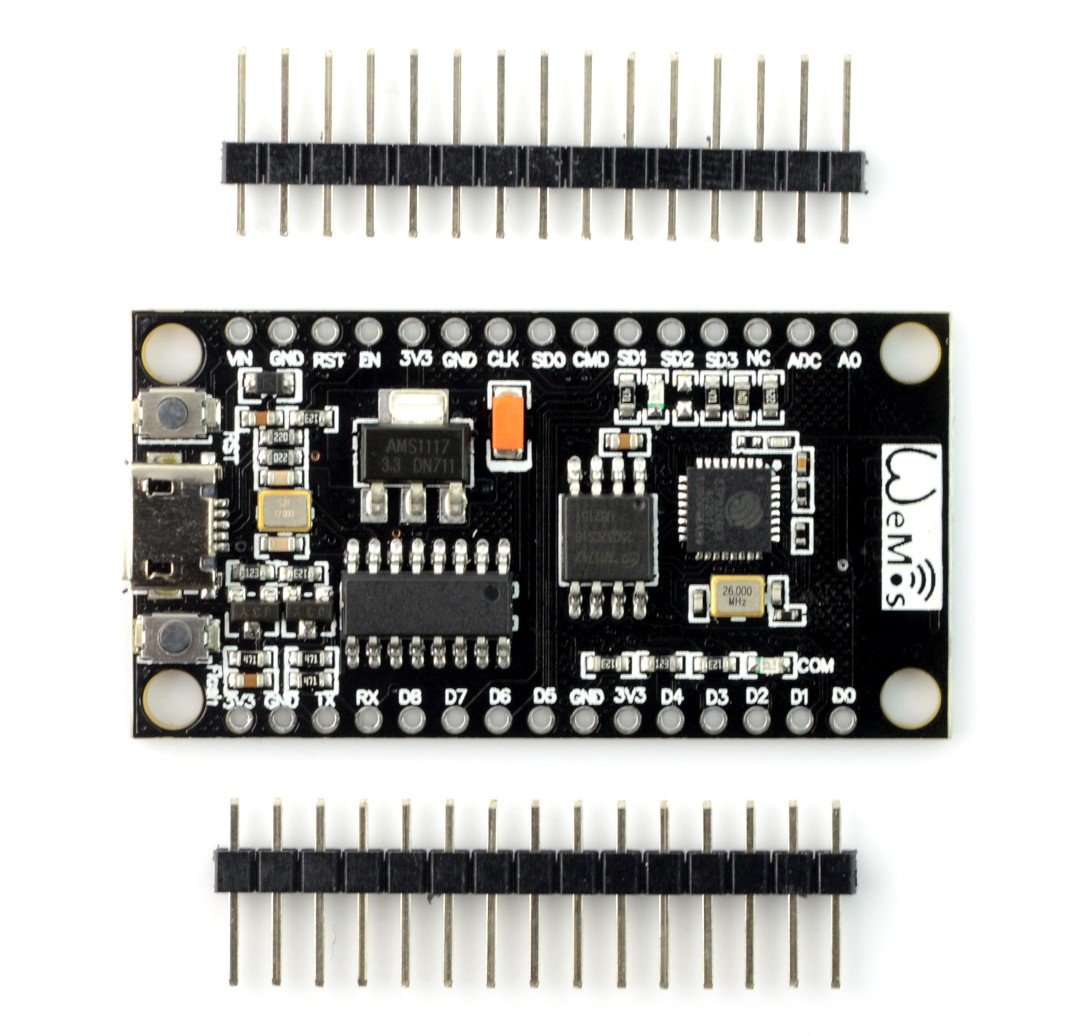 WiFi modul ESP8266 Wemos NodeMCU V3 32Mb - 11 GPIO, ADC, PWM Botland ...